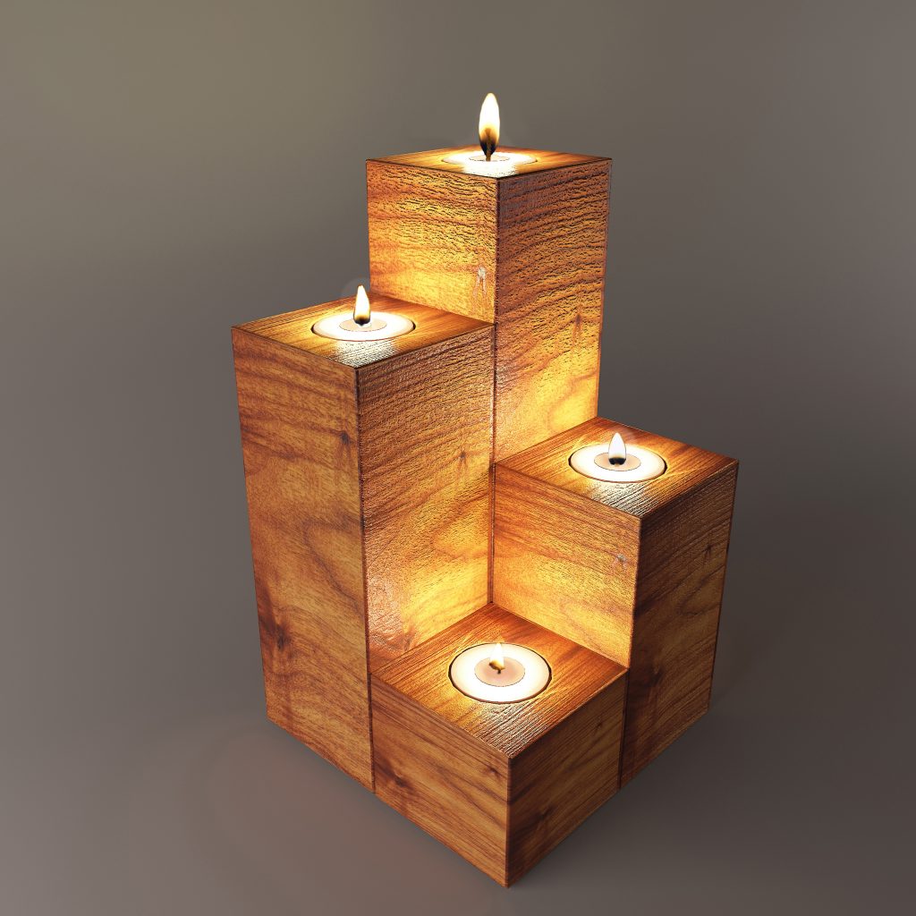 Wooden Stand Taper-54 3D Model - FlatPyramid