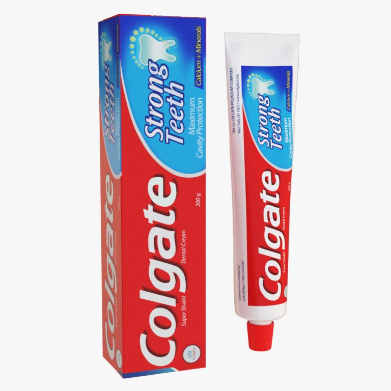 Colgate Toothpaste Package 3D Model - FlatPyramid