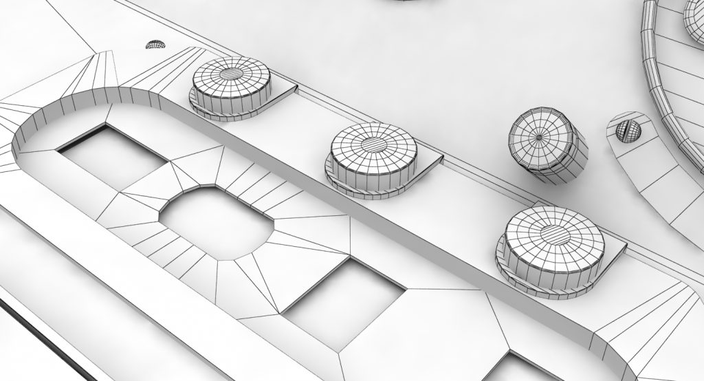 Mi-8MT Mi-17MT Central Panels Board English 3D Model - FlatPyramid