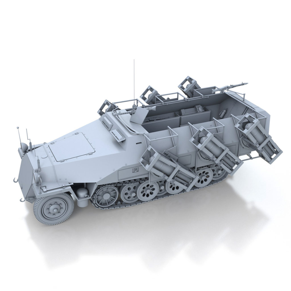 SDKFZ 251 - Ausf.D - Stuka zu Fuss 3D Model - FlatPyramid