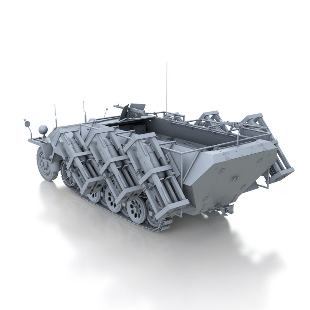 SDKFZ 251 - Ausf.D - Stuka zu Fuss 3D Model - FlatPyramid