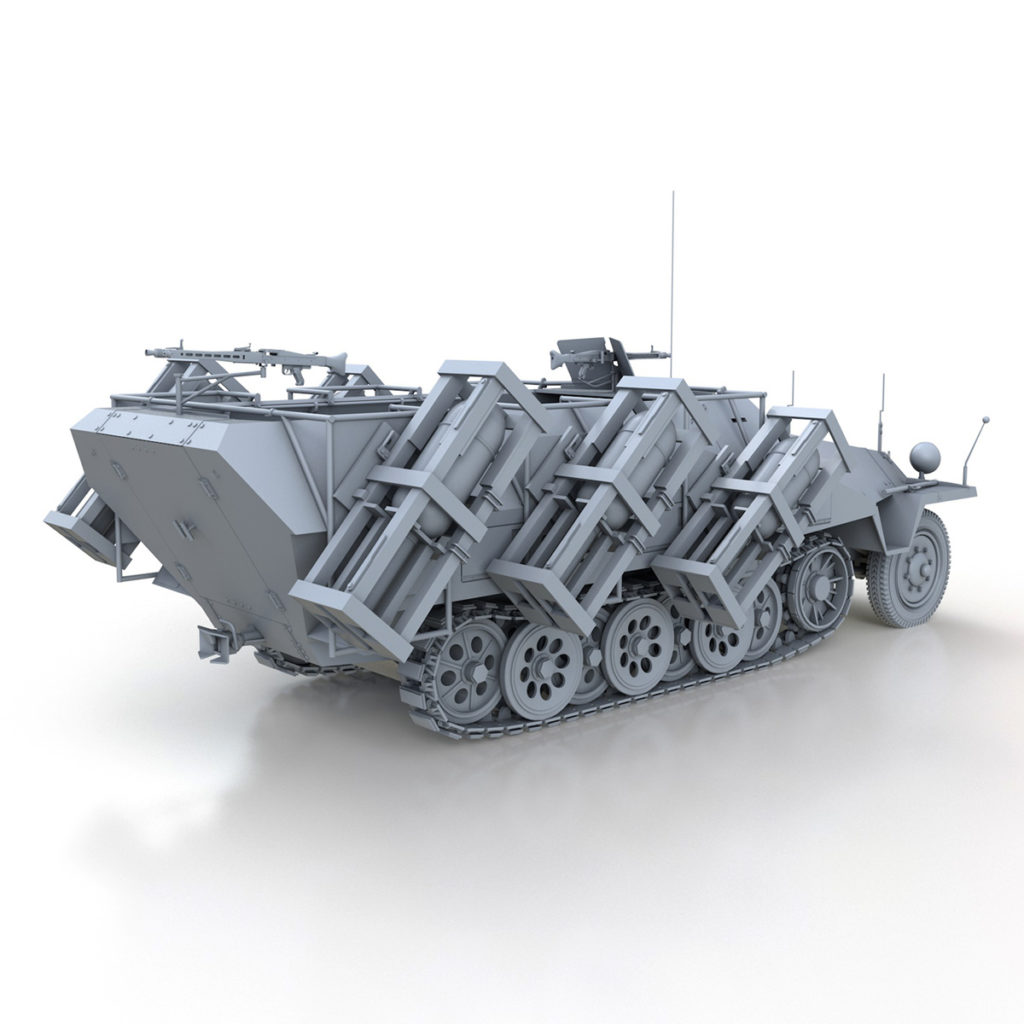 SDKFZ 251 - Ausf.D - Stuka zu Fuss 3D Model - FlatPyramid