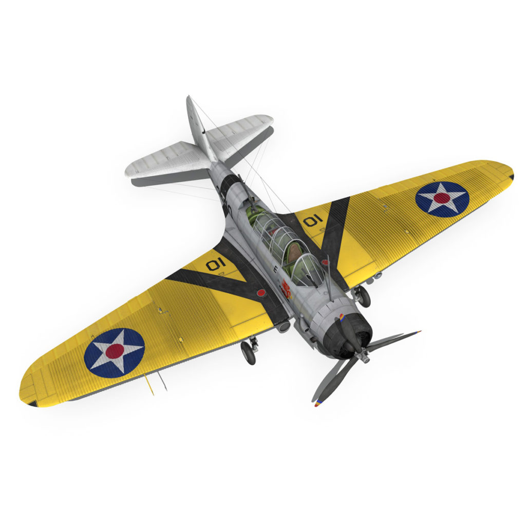 Douglas TDB-1 Devastator - 3T10 3D Model - FlatPyramid