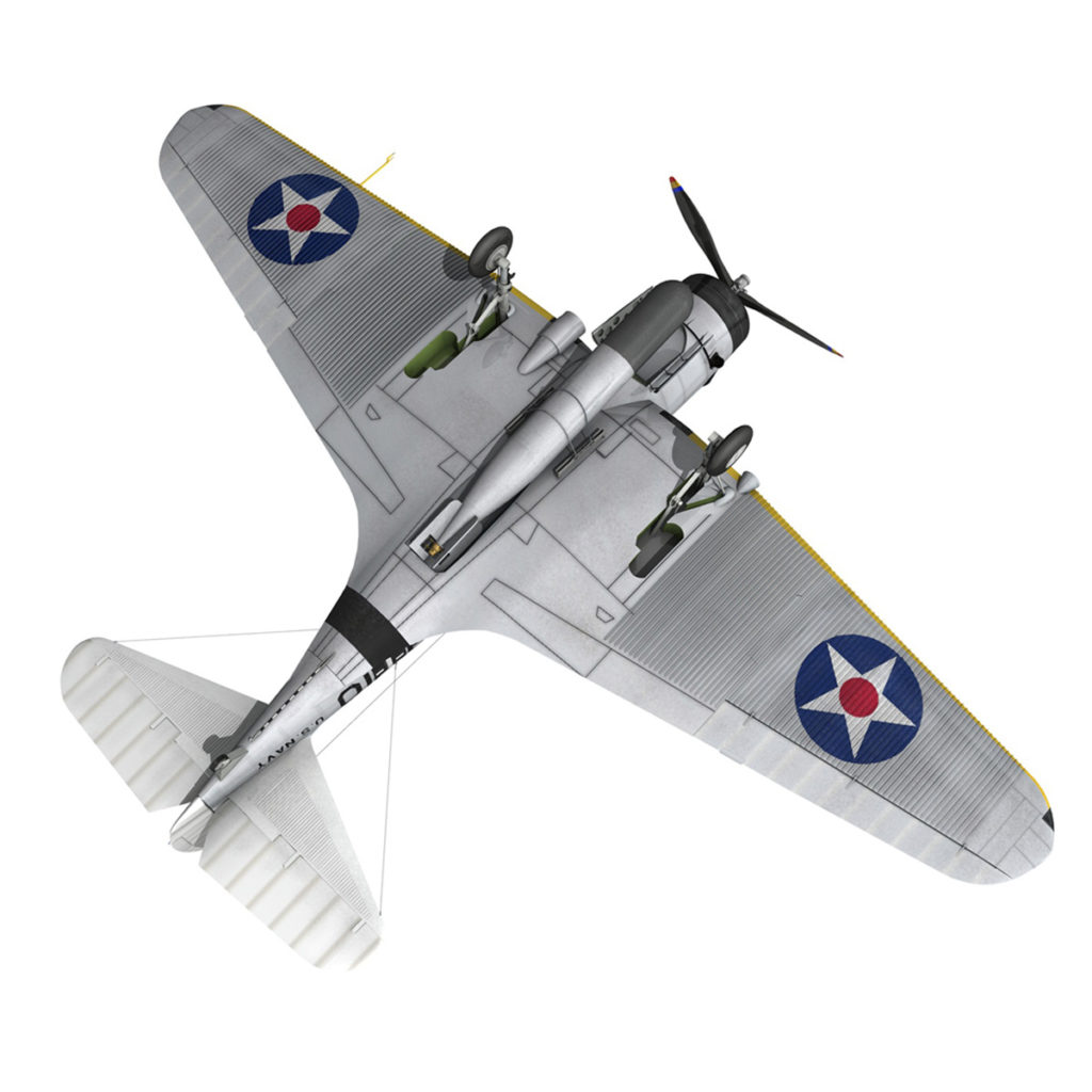 Douglas TDB-1 Devastator - 3T10 3D Model - FlatPyramid