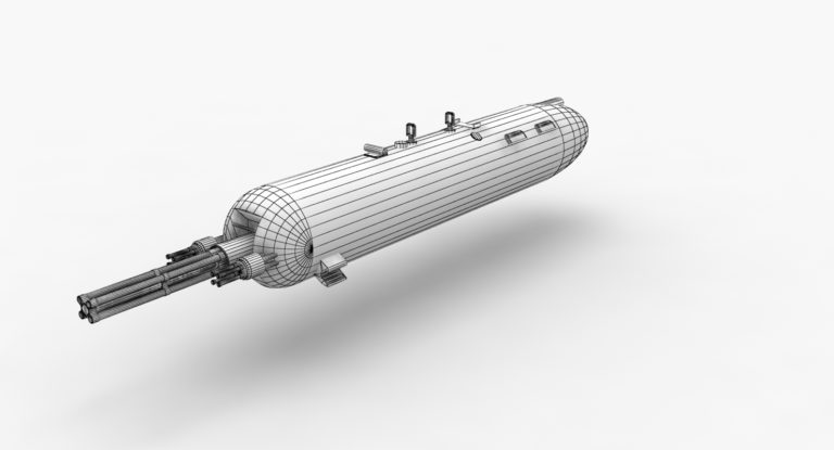 Gun Pod GUV-8700 3D Model - FlatPyramid