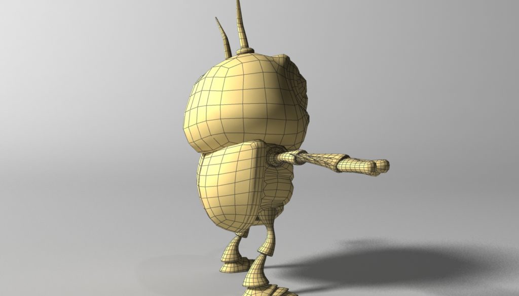 Cartoon Bug RIGGED 3D Model - FlatPyramid