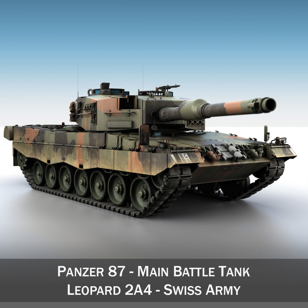 Panzer 87 - Swiss Army 3D Model - FlatPyramid