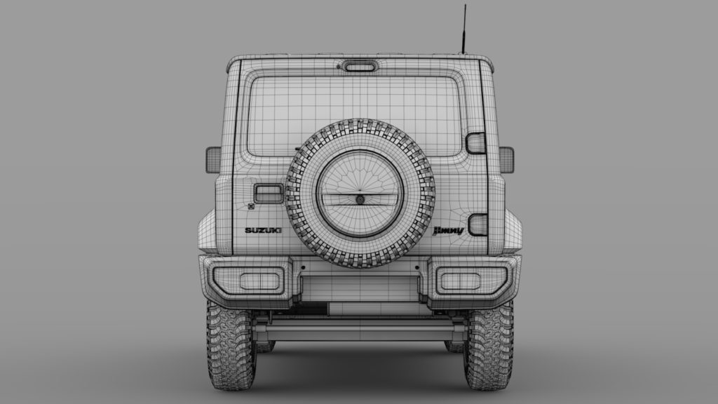 Suzuki Jimny 2019 3D Model - FlatPyramid