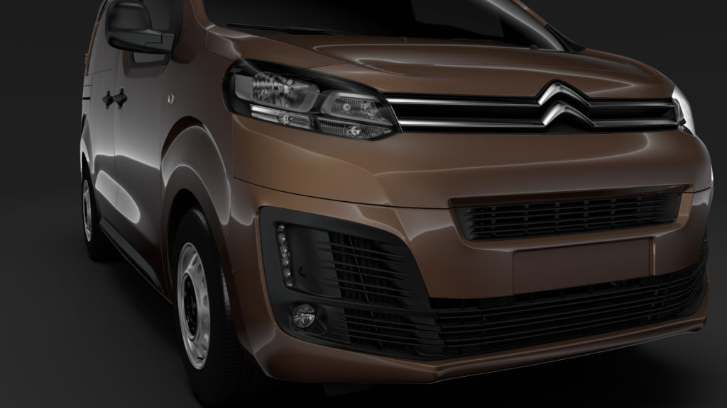 Citroen Dispatch M 2019 3D Model - FlatPyramid