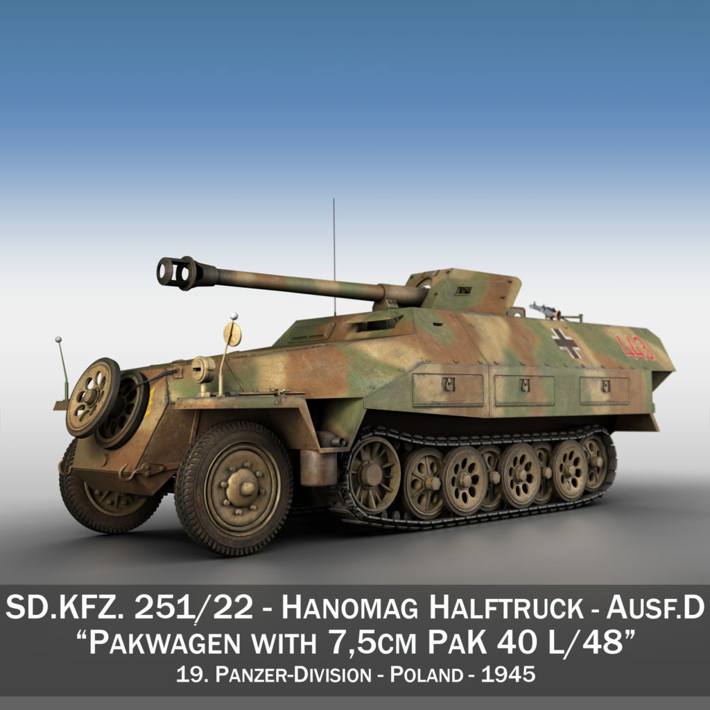 SD.KFZ 101 - Sturmpanzer 1 - Bison 3D Model - FlatPyramid