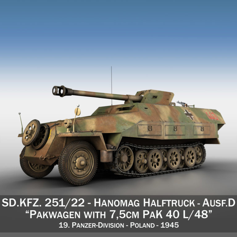 SD.KFZ 161 PzKpfw IV - Panzer 4 3D Model - FlatPyramid