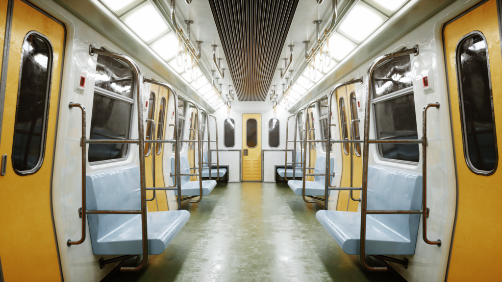 Metro Scene 3D Model - FlatPyramid