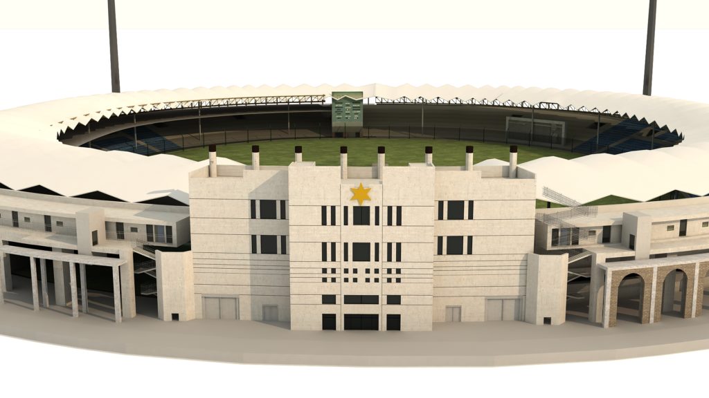 National Cricket Stadium 3D Model - FlatPyramid