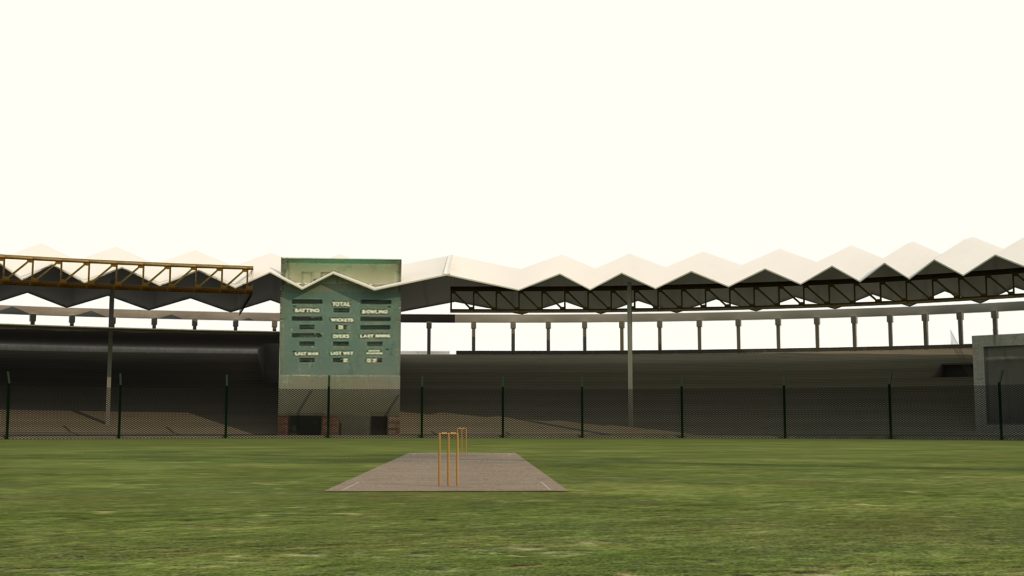 National Cricket Stadium 3D Model - FlatPyramid