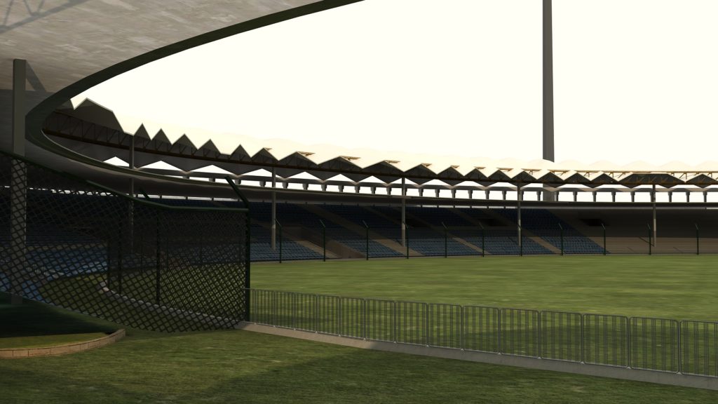 National Cricket Stadium 3D Model - FlatPyramid