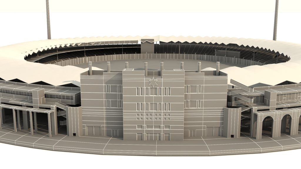 National Cricket Stadium 3D Model - FlatPyramid
