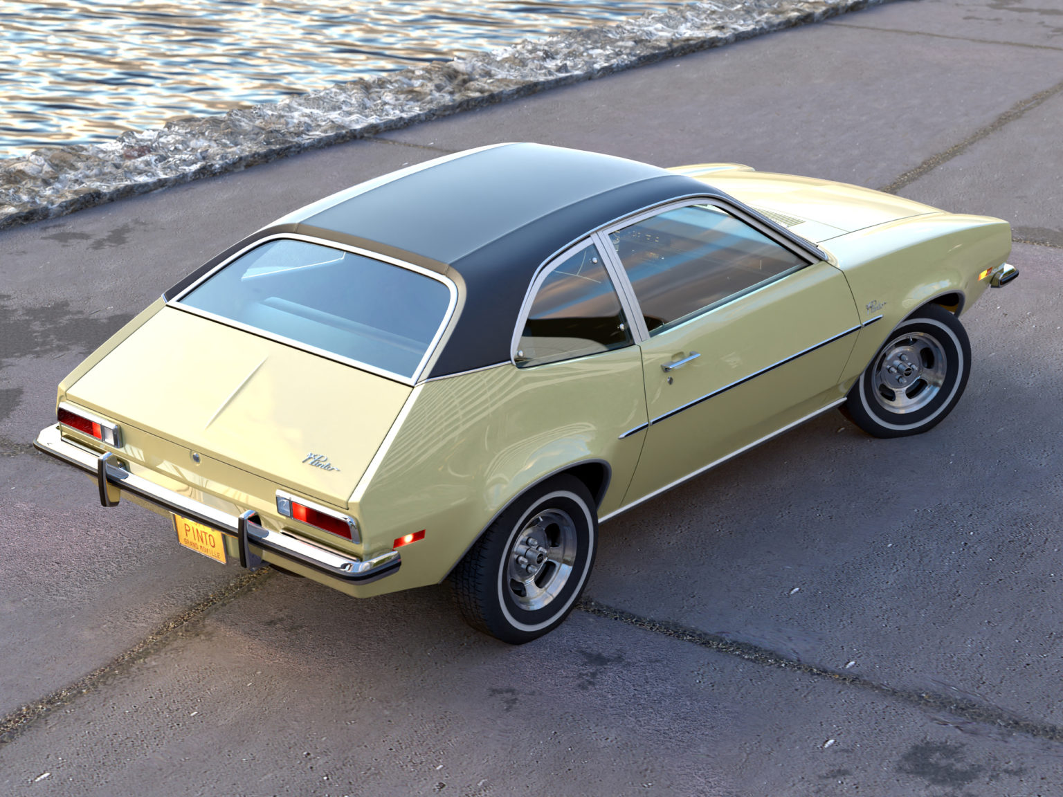 Pinto 1971 3D Model - FlatPyramid