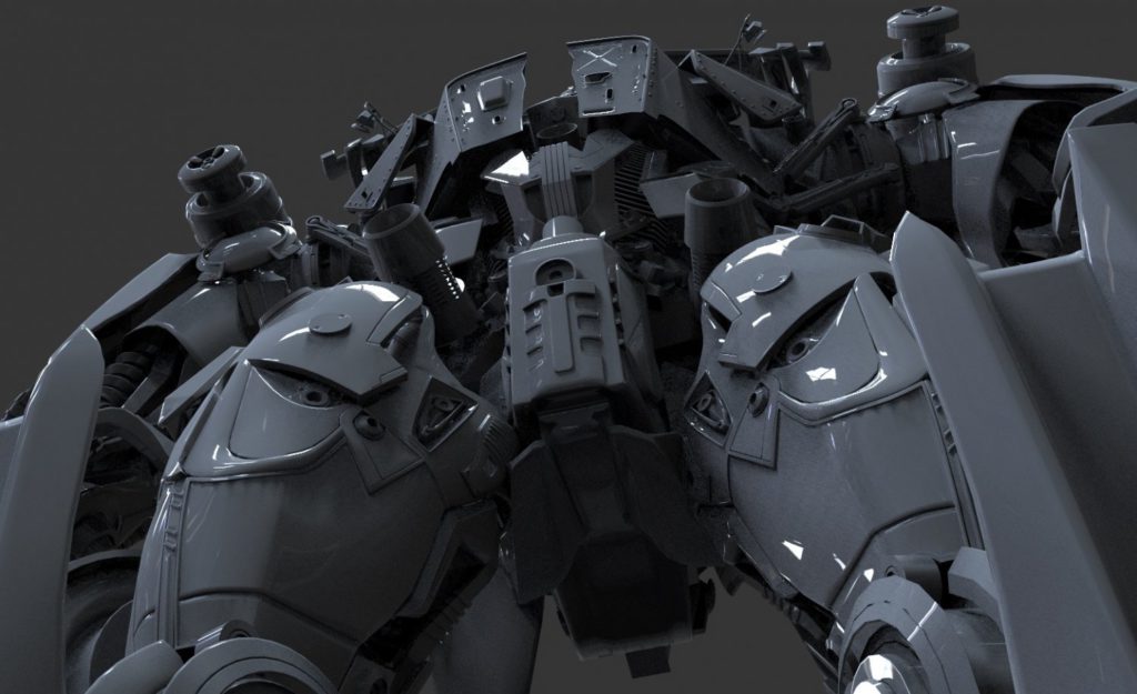 Robot Transformers 3D Model - FlatPyramid