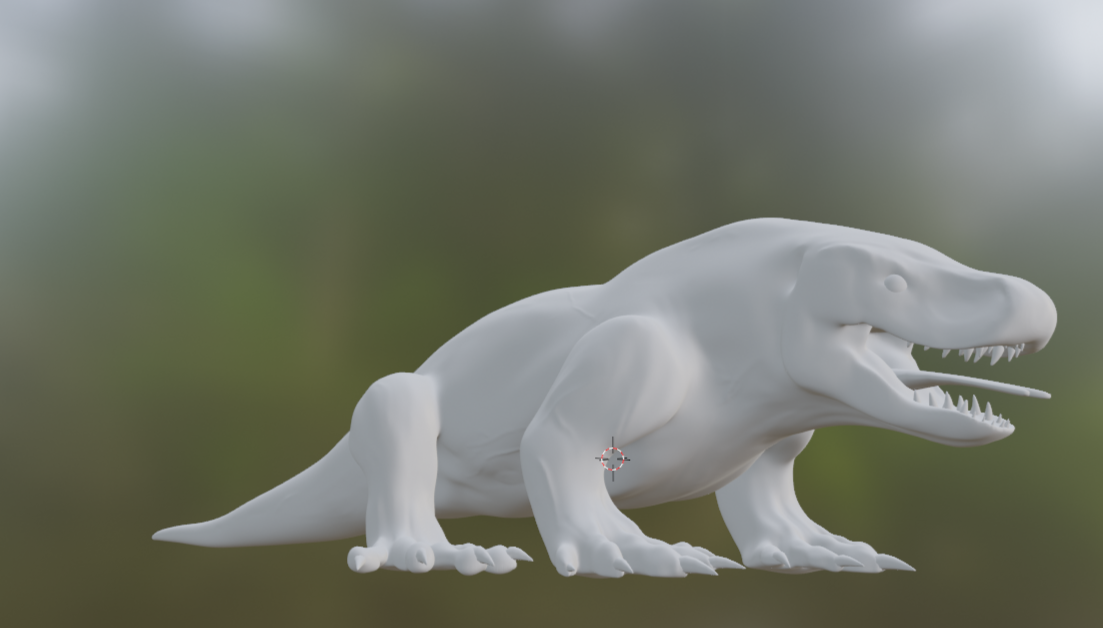 Megalania Sculpt 3D Model - FlatPyramid