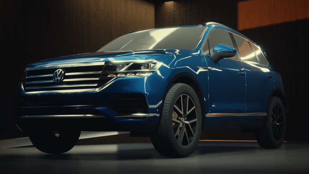Volkswagen touareg 2020 3Dmodel 3D Model - FlatPyramid