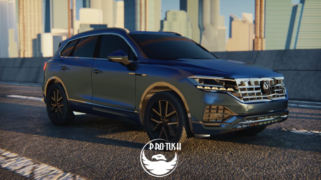 Volkswagen touareg 2020 3Dmodel 3D Model - FlatPyramid