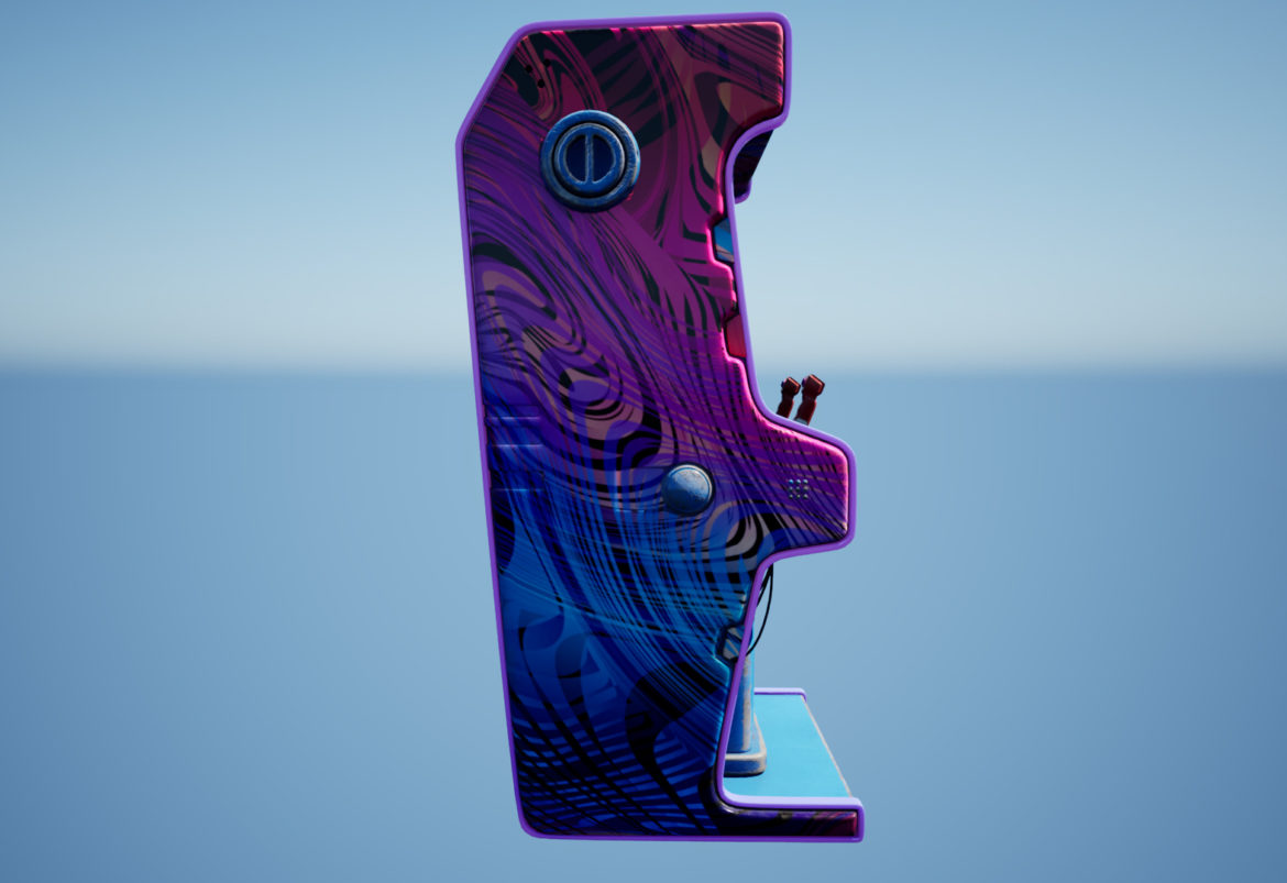 Cyberpunk Arcade Machine 3D Model - FlatPyramid