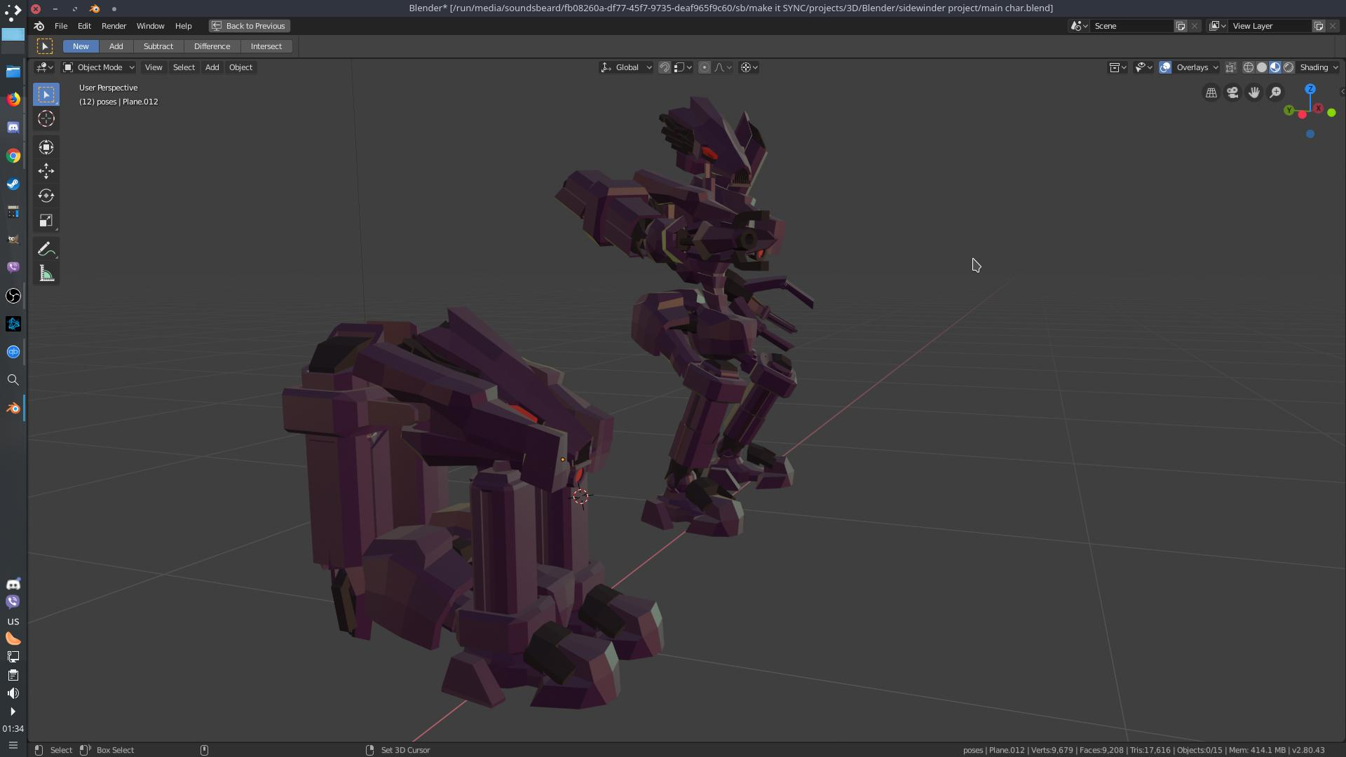robot sentry 3D Model - FlatPyramid
