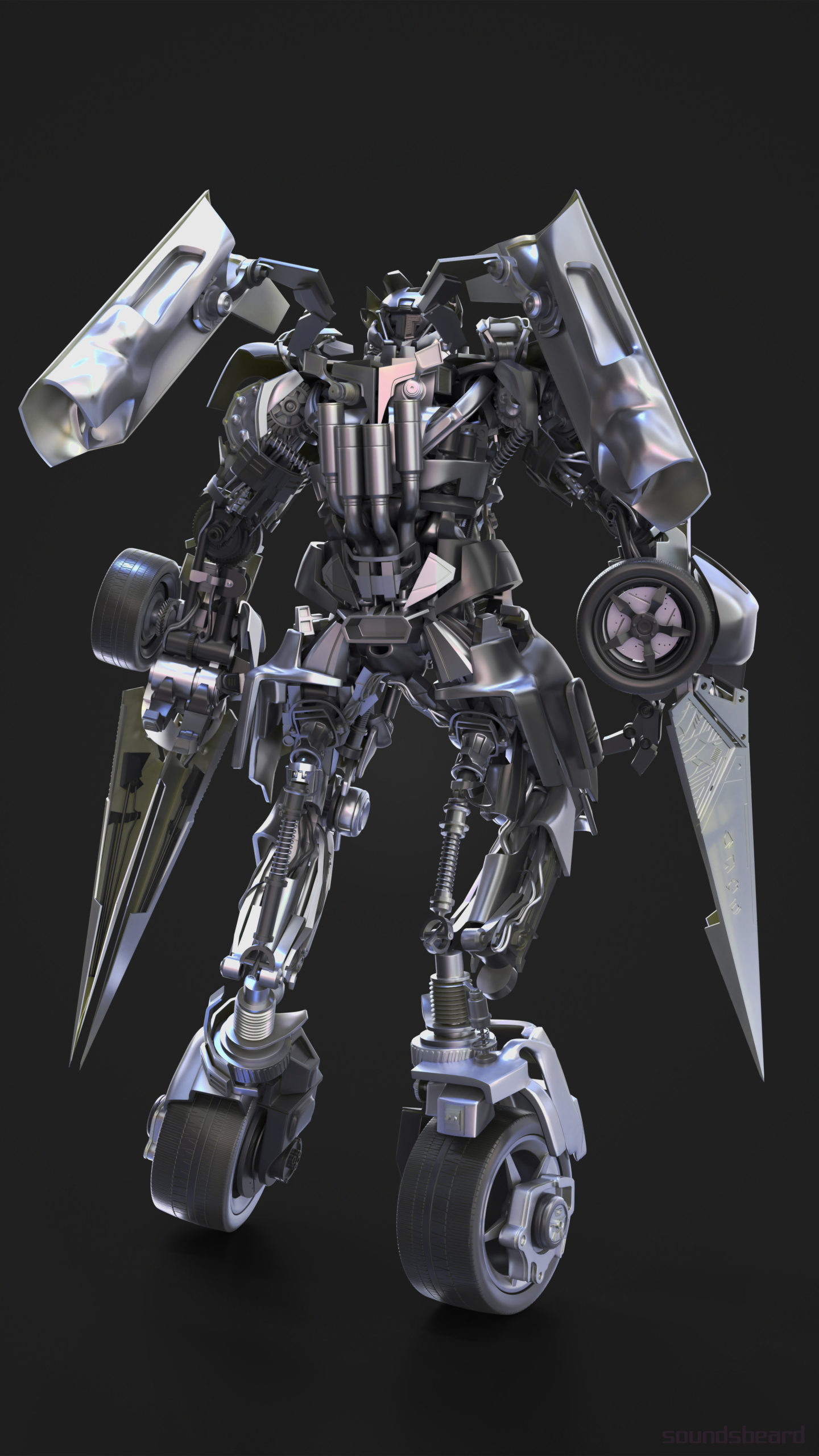 sideswipe transformer 3D Model - FlatPyramid