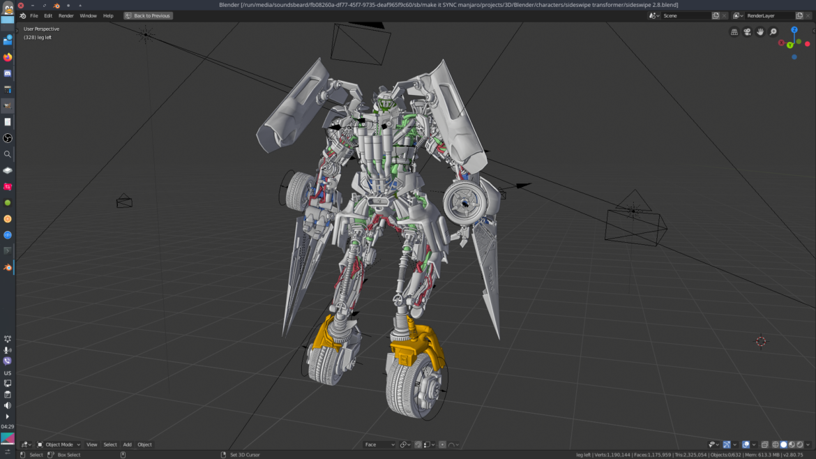sideswipe transformer 3D Model - FlatPyramid