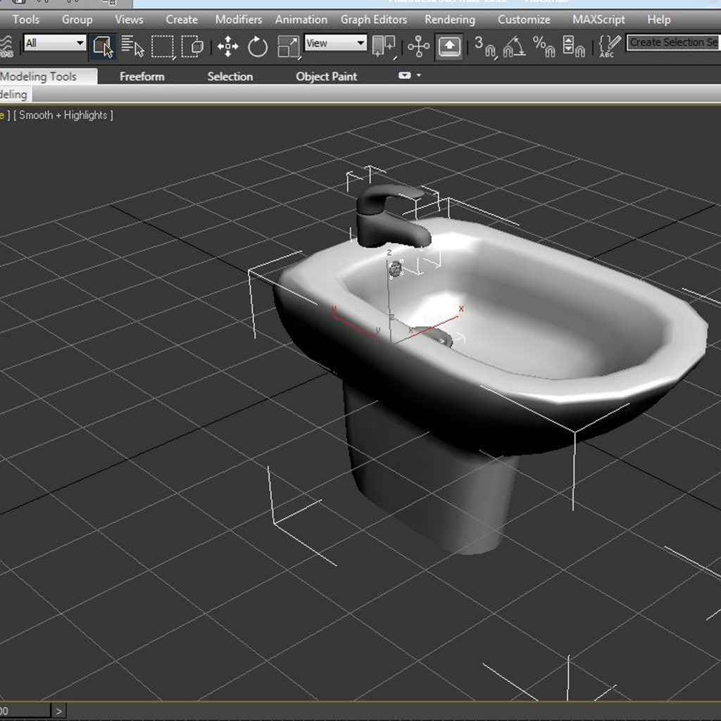 Bathroom Bidet 3D Model - FlatPyramid