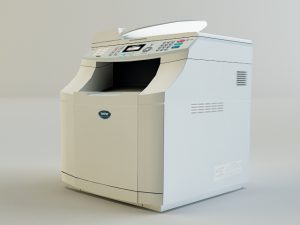 Copy Machine 3D Model - FlatPyramid