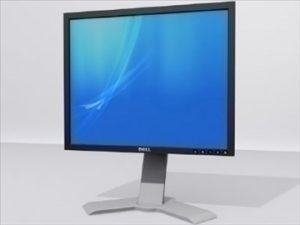 Dell Computer Monitor 3D Model - FlatPyramid