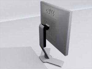 Dell Computer Monitor 3D Model - FlatPyramid