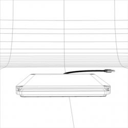 Macbook Air Superdrive 3D Model - FlatPyramid