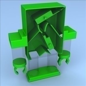 Robot Bank 3D Model - FlatPyramid