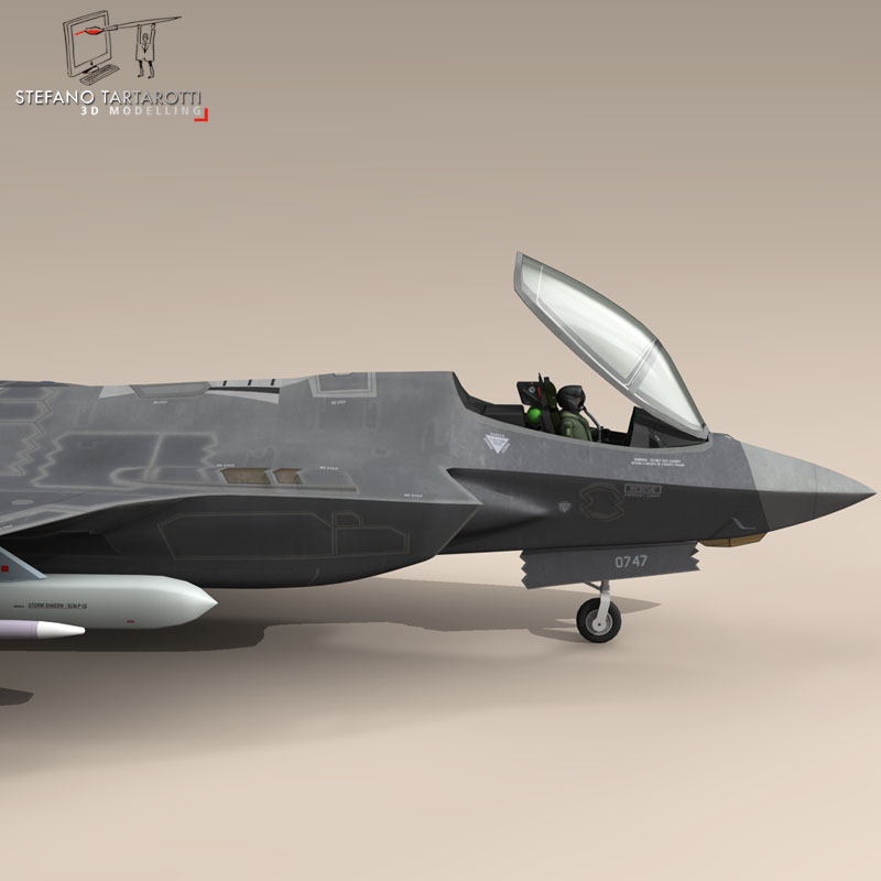 F 35A Israeli Air Force 3D Model - FlatPyramid