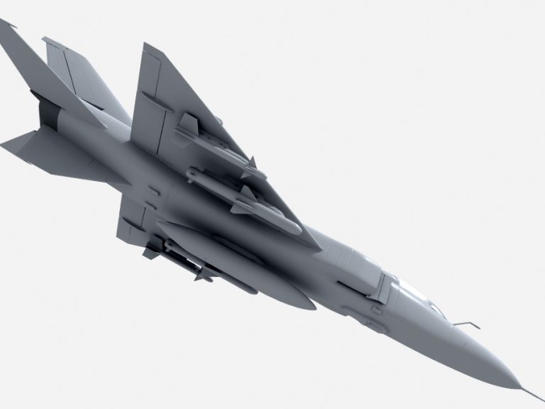 J-8F China Fighter 3D Model - FlatPyramid