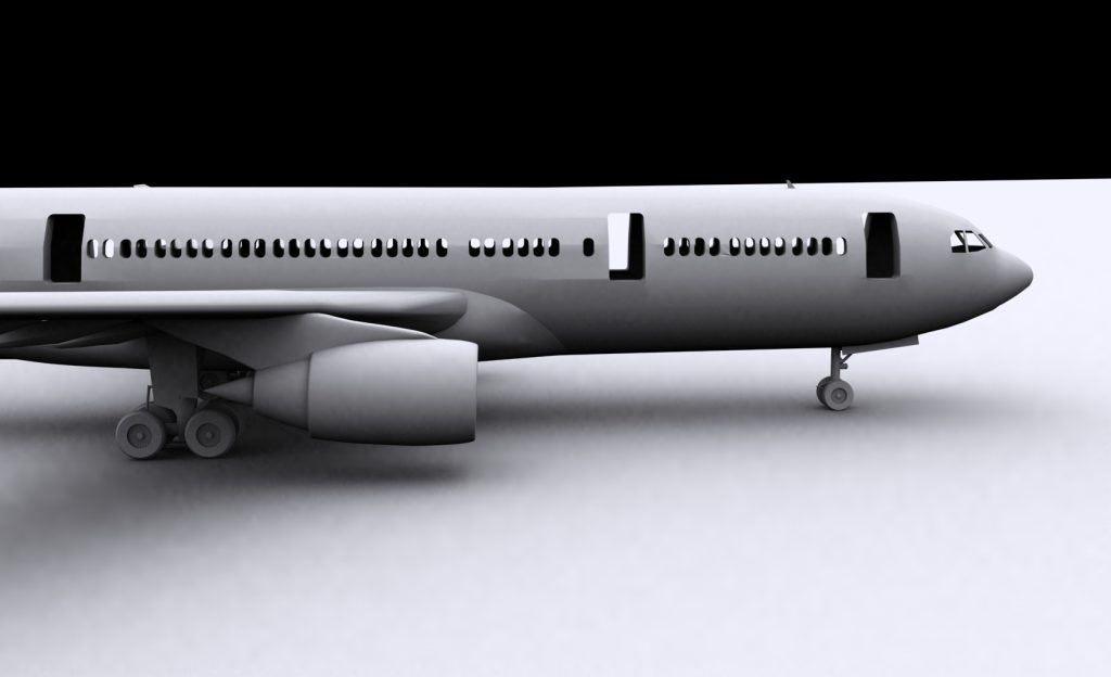 Airbus A330-200 3D Model - FlatPyramid