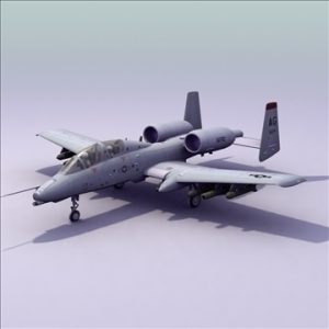 OA10 Warthog 3D Model - FlatPyramid