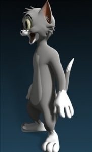 Tom Cat 3D Model - FlatPyramid