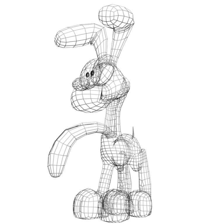 Odie 3D RIGGED 3D Model - FlatPyramid