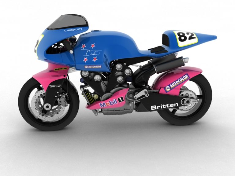 Britten V1000 1995 3D Model - FlatPyramid