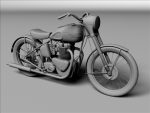 Triumph 6T 1949 3D Model - FlatPyramid