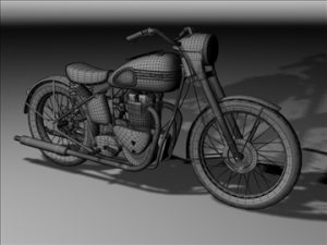 Triumph 6T 1949 3D Model - FlatPyramid