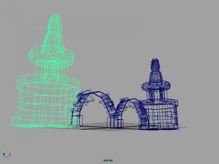 Alien-World-Towers-building 3D Model - FlatPyramid