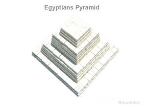 Egyptians pyramid 3D Model - FlatPyramid
