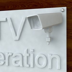 3d Printable CCTV sign STL OBJ 3D Model - FlatPyramid