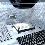 Boxing arena 3D Model - FlatPyramid