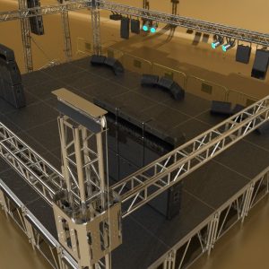 3D Model Stage Equipment Mega Pack High Detail 3D Model - FlatPyramid