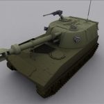Remote weapon station (RWS) Browning M2 3D Model - FlatPyramid